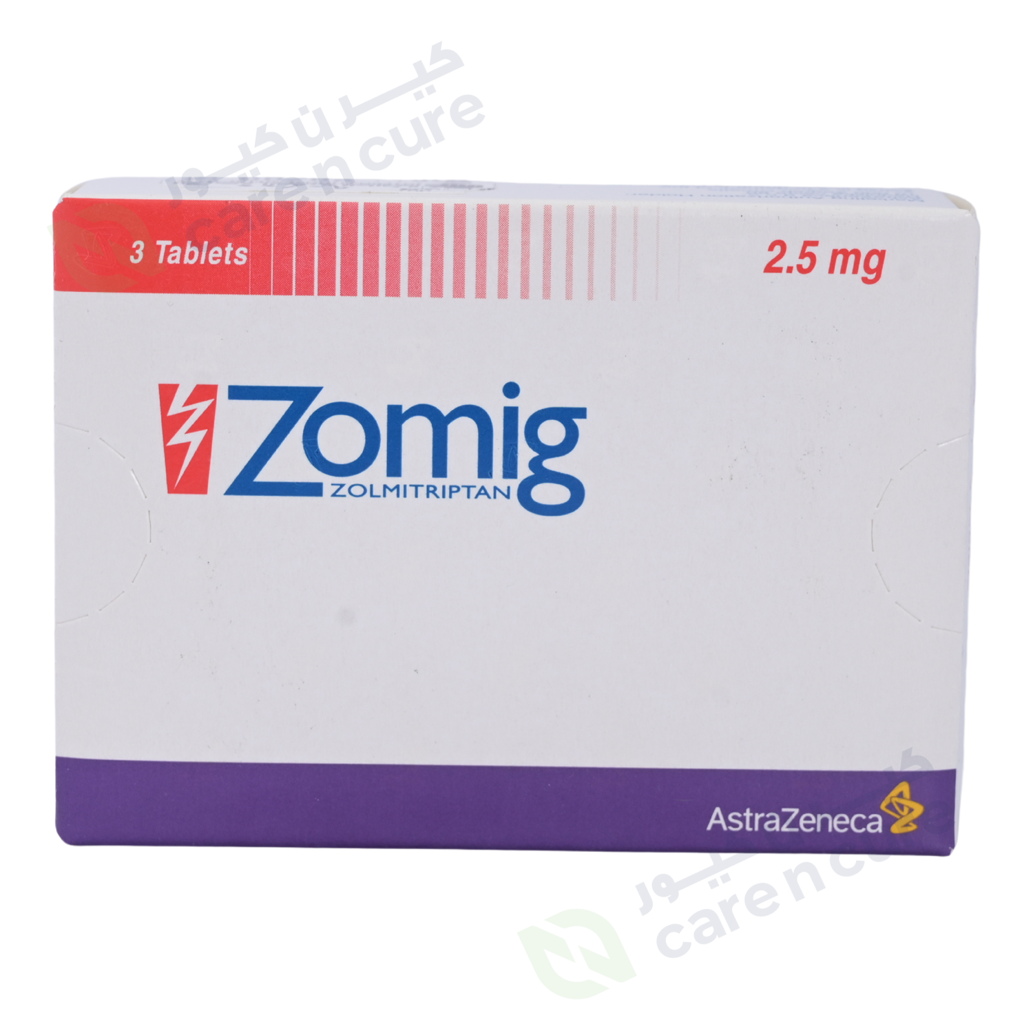 Buy Zomig 2.5mg Tablets 3S online in Qatar- View Usage, Benefits and ...
