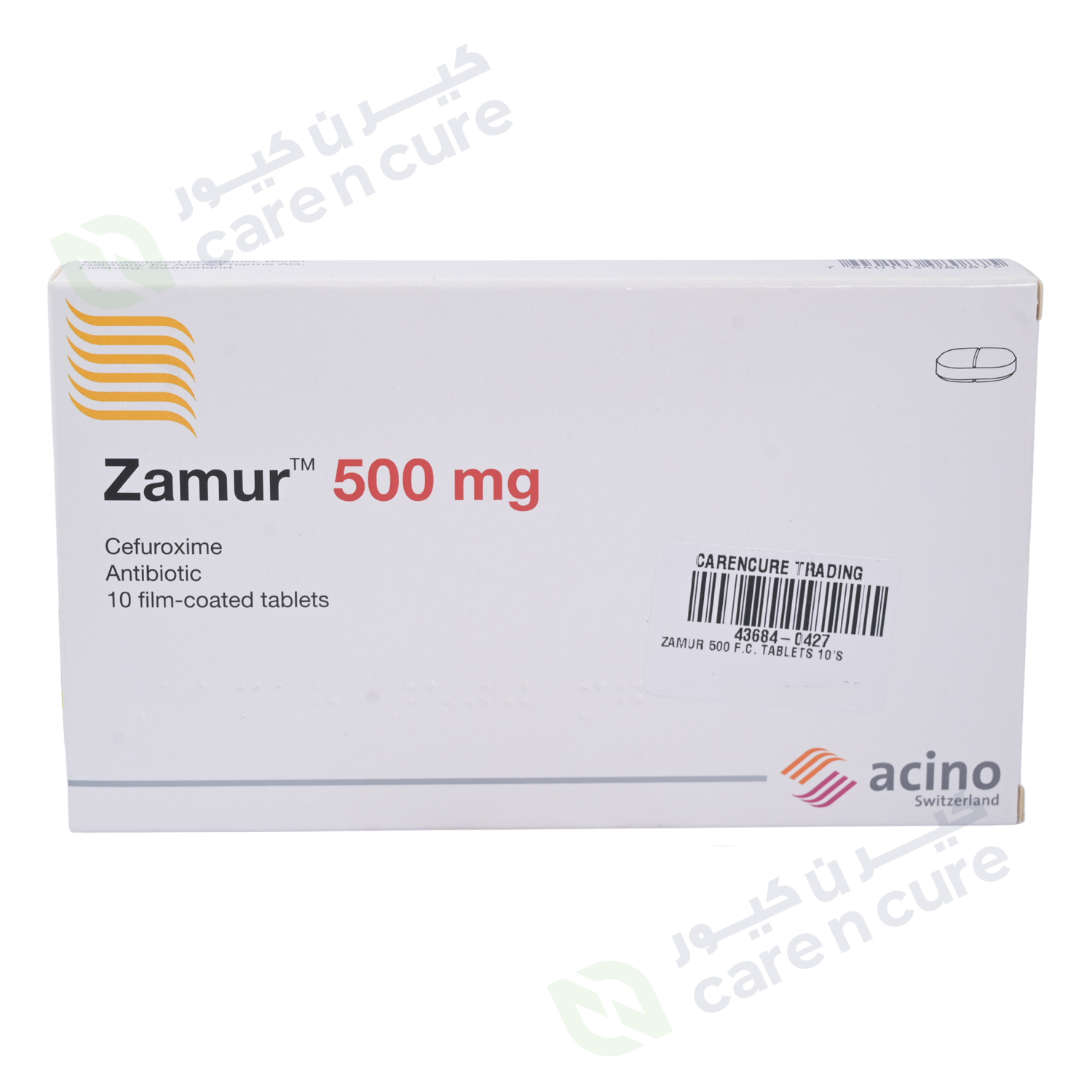 Buy Zamur 500 F.C. Tablets 10's online in Qatar- View Usage, Benefits ...
