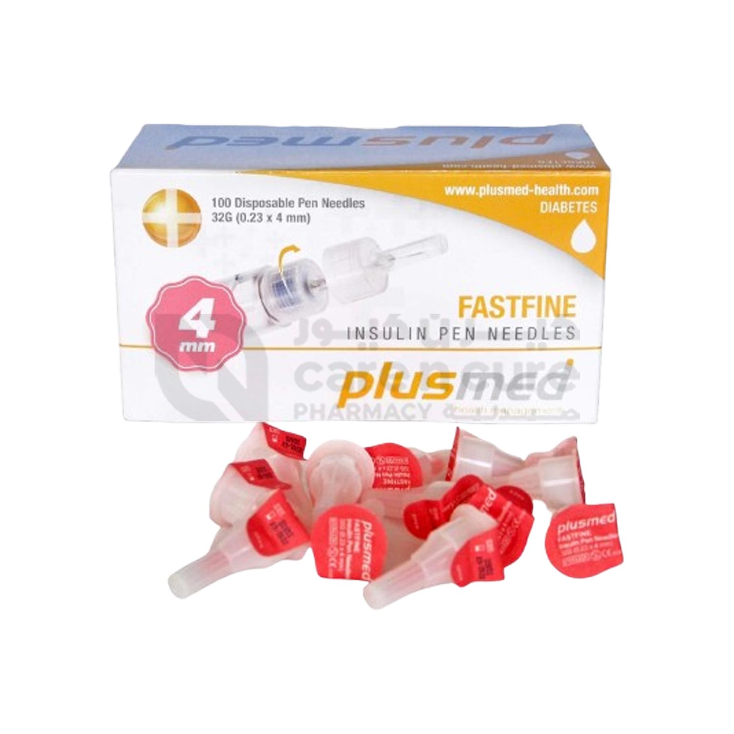 Buy Plusmed Fastfine Insulin Pen Needle 32g 4mm 100 Pieces Online in ...
