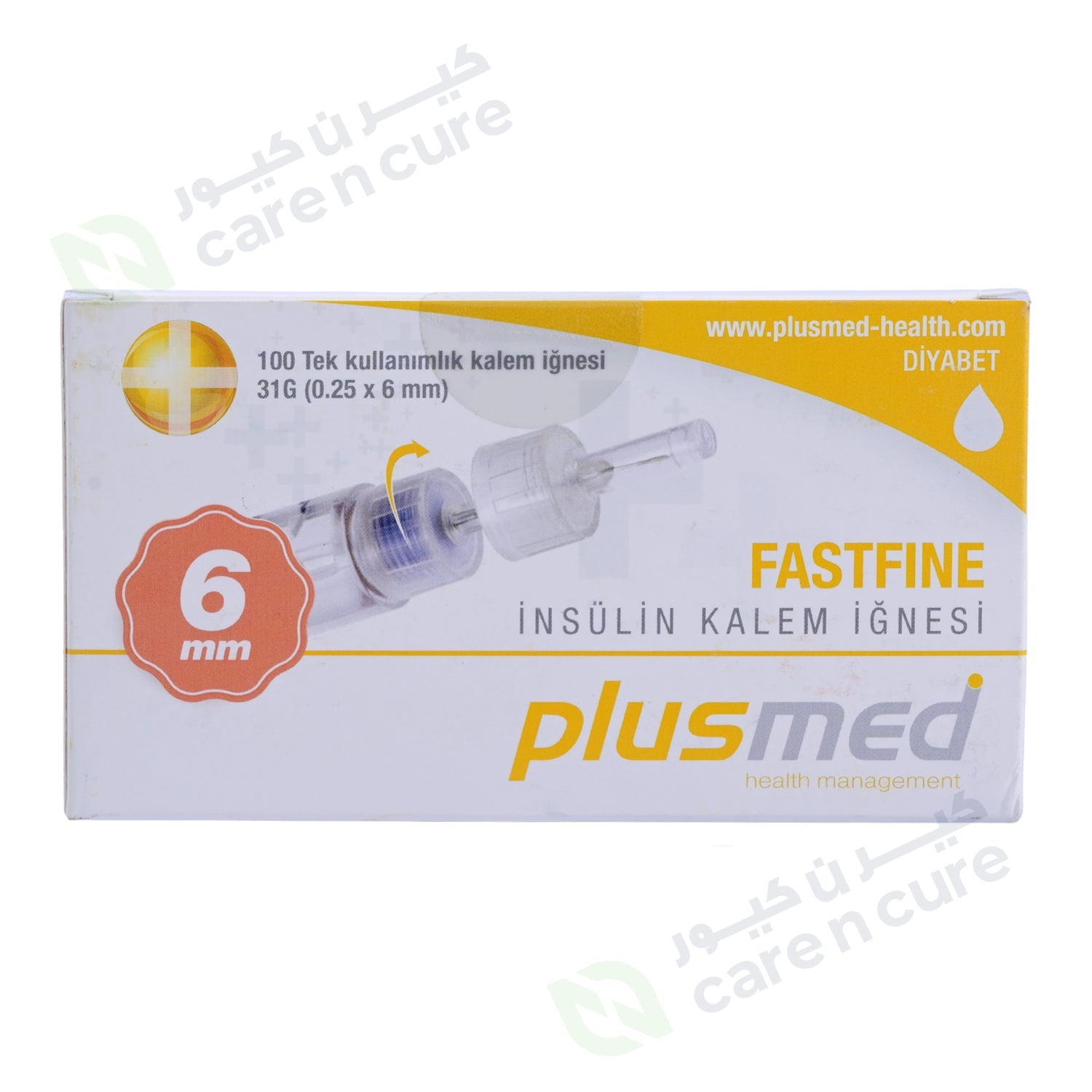 Buy Plusmed Fastfine Insuline Pen Needle 32g 6mm 100 Pieces Online in ...