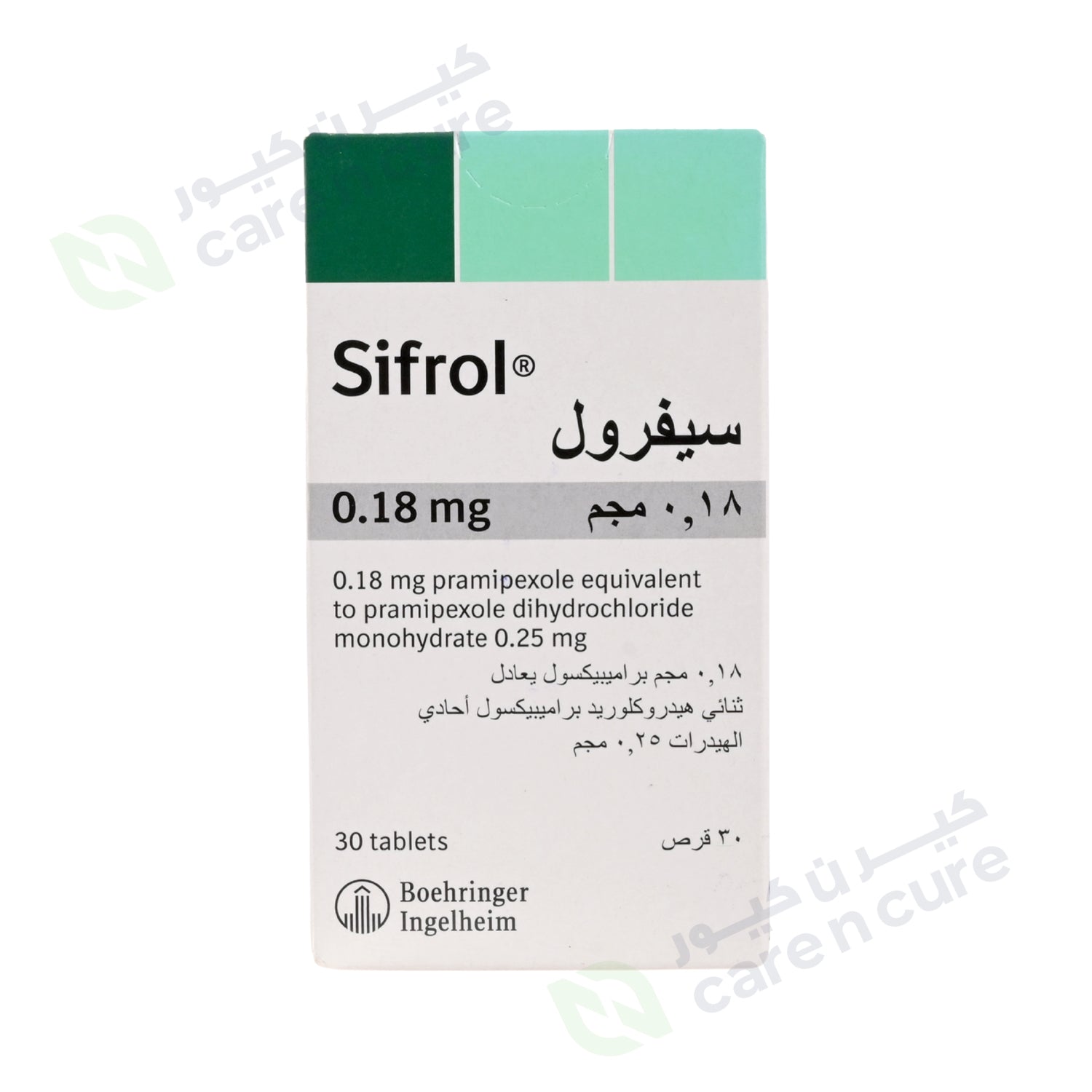Buy Sifrol 0.18 Mg Tab 30 Pieces Online at Best prices in Qatar ...