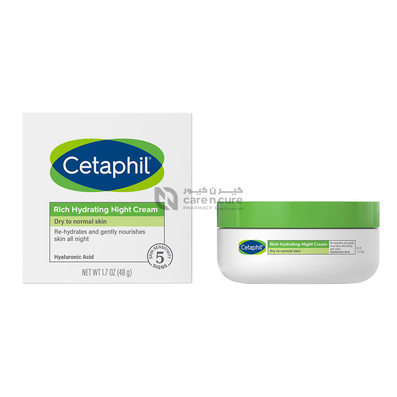 Buy Cetaphil Rich Hydrating Night Cream 48G Online at Best prices in ...
