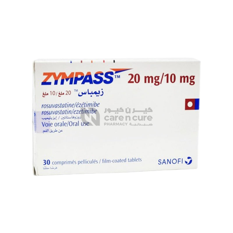 Buy Zympass 20Mg/10Mg Tab 30 Pieces Online at Best prices in Qatar ...