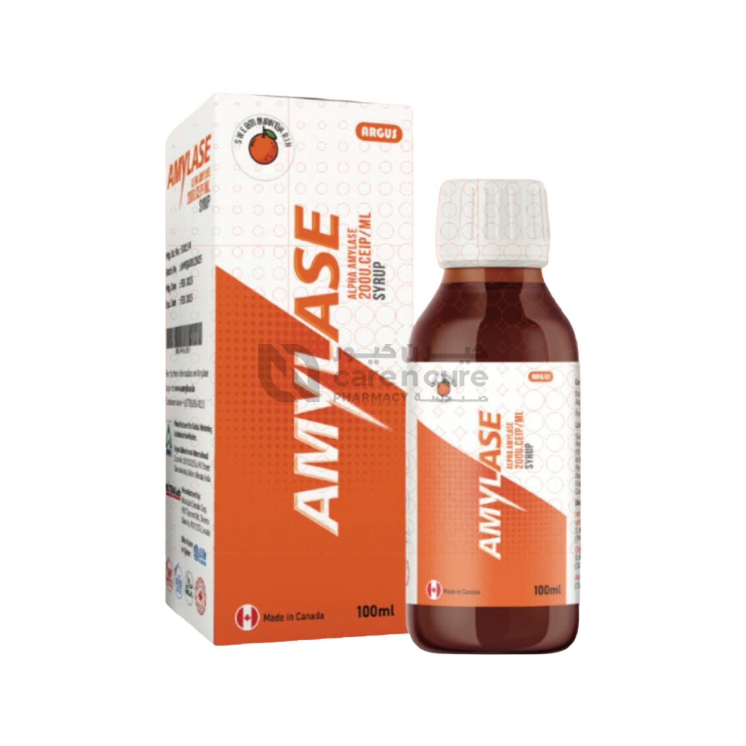 Buy Amylase Syrup 100ml Online at Best prices in Qatar | CarenCure pharmacy