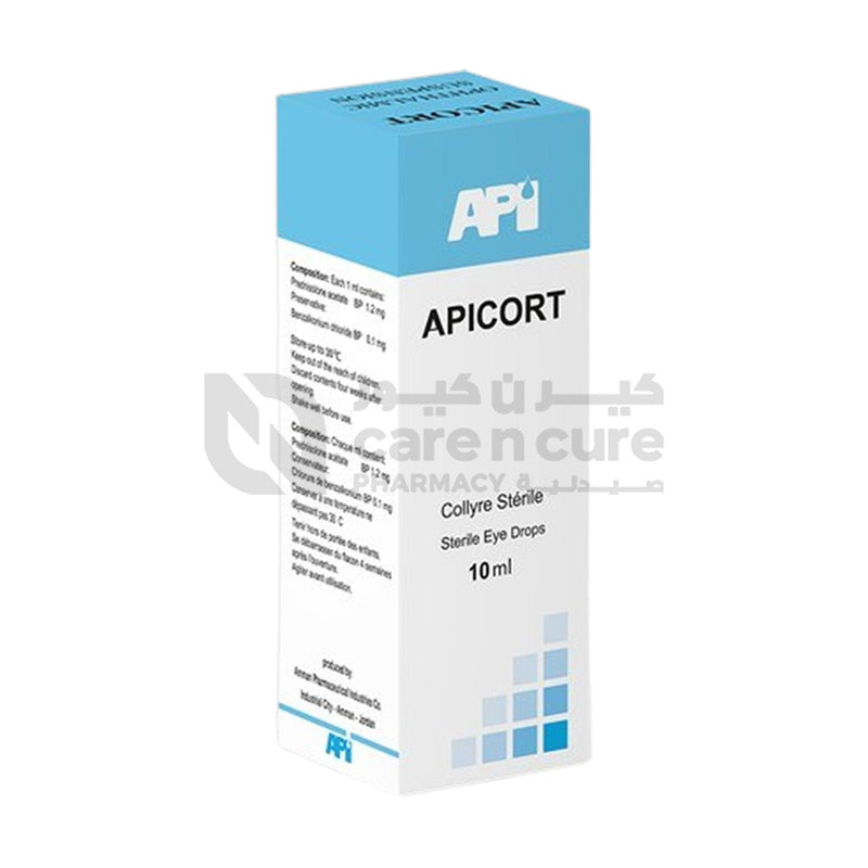 Buy Apicort Eye Drops 10 ml online in Qatar- View Usage, Benefits and ...