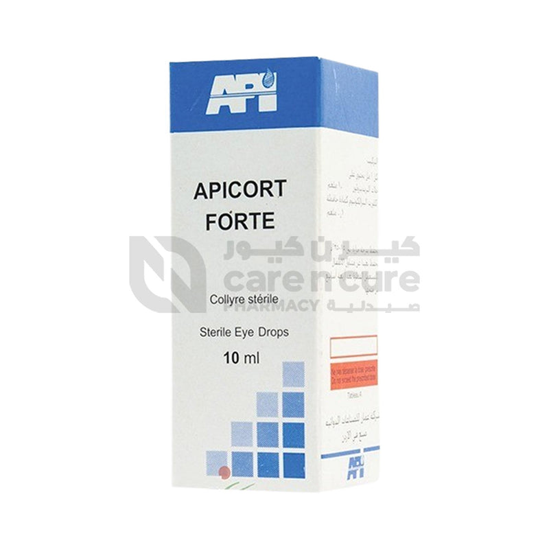 Buy Apicort Forte Eye Drops 10 ml online in Qatar- View Usage, Benefits ...