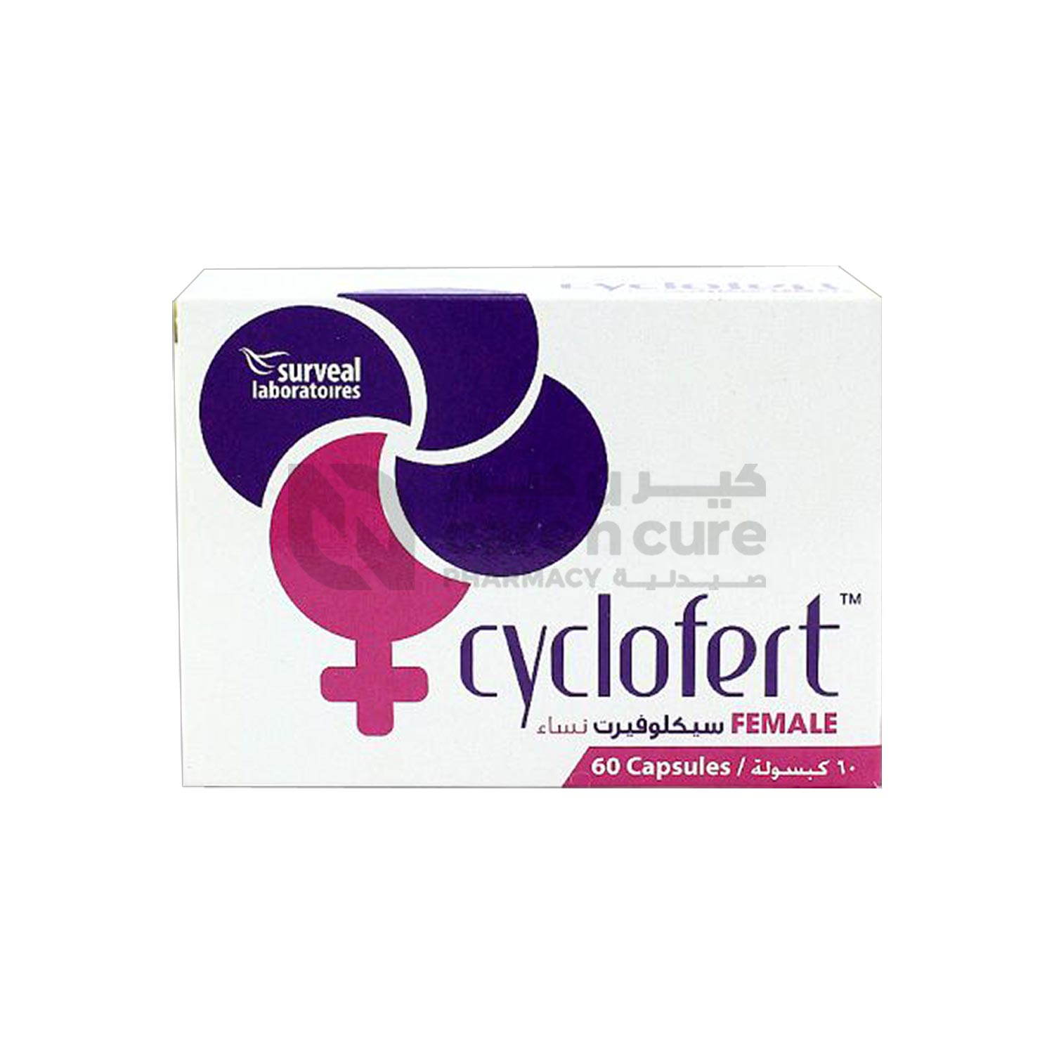 Buy Cyclofert Female Capsule 60 Pieces Online at Best prices in Qatar ...