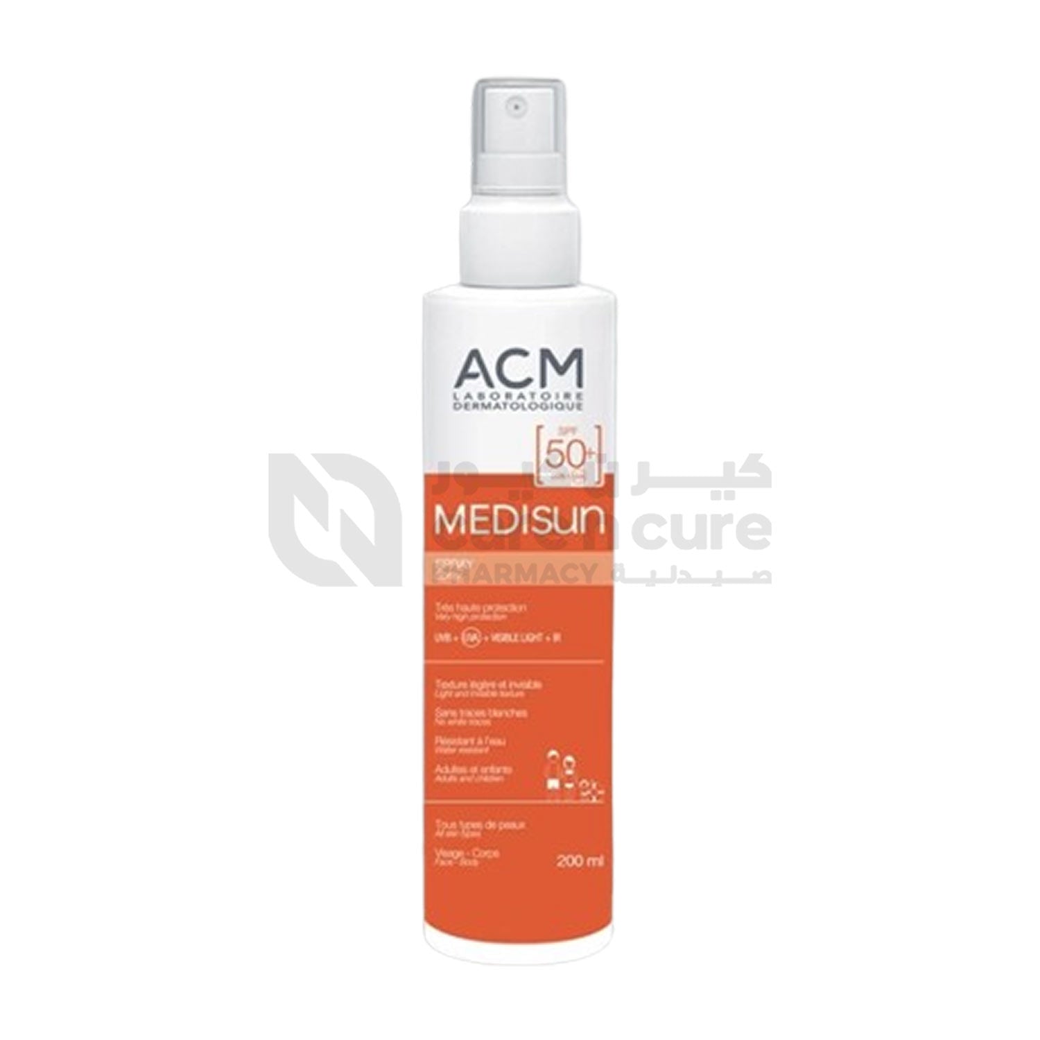 Buy Acm Medisun Sunscreen Spray Spf50+ 200 ml Online at Best prices in ...