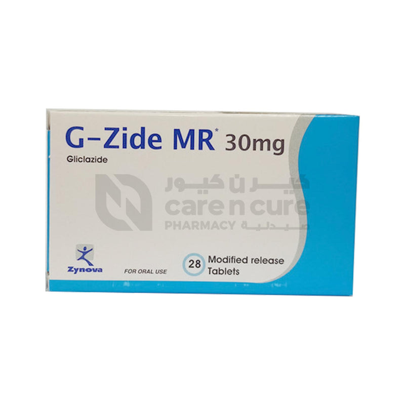 Buy G-Zide Mr 30 mg Tablet 28 Pieces online in Qatar- View Usage ...
