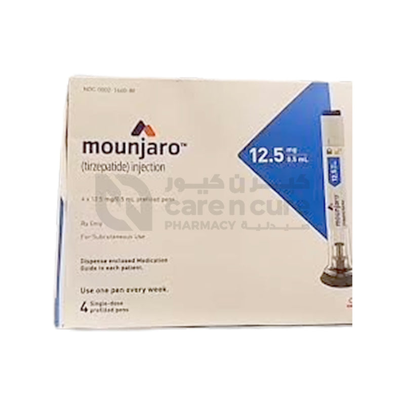 Buy Mounjaro Kwikpen 12.5 mg/0.6ml Pre-Filled Pen 1 Piece (4 Dose) online in Qatar- View Usage ...
