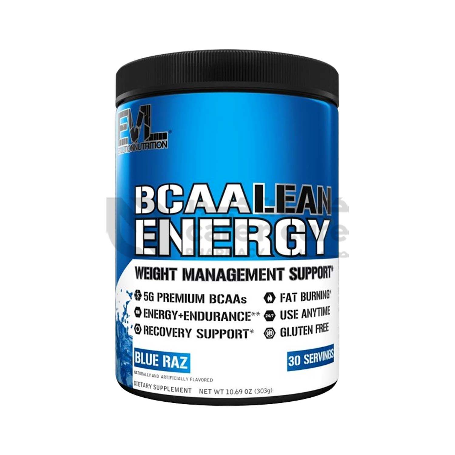 Buy Evl Bcaa Lean Energy Blue Ray 30 Servings 270 gm Online in Qatar at ...