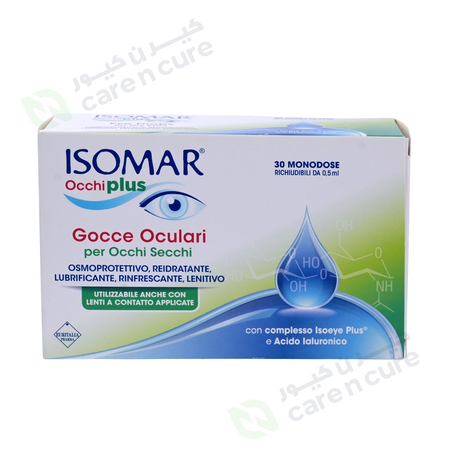 Buy Isomar Occhi Plus Eye Drops Monodose 30X0.5 ml Online at Best ...