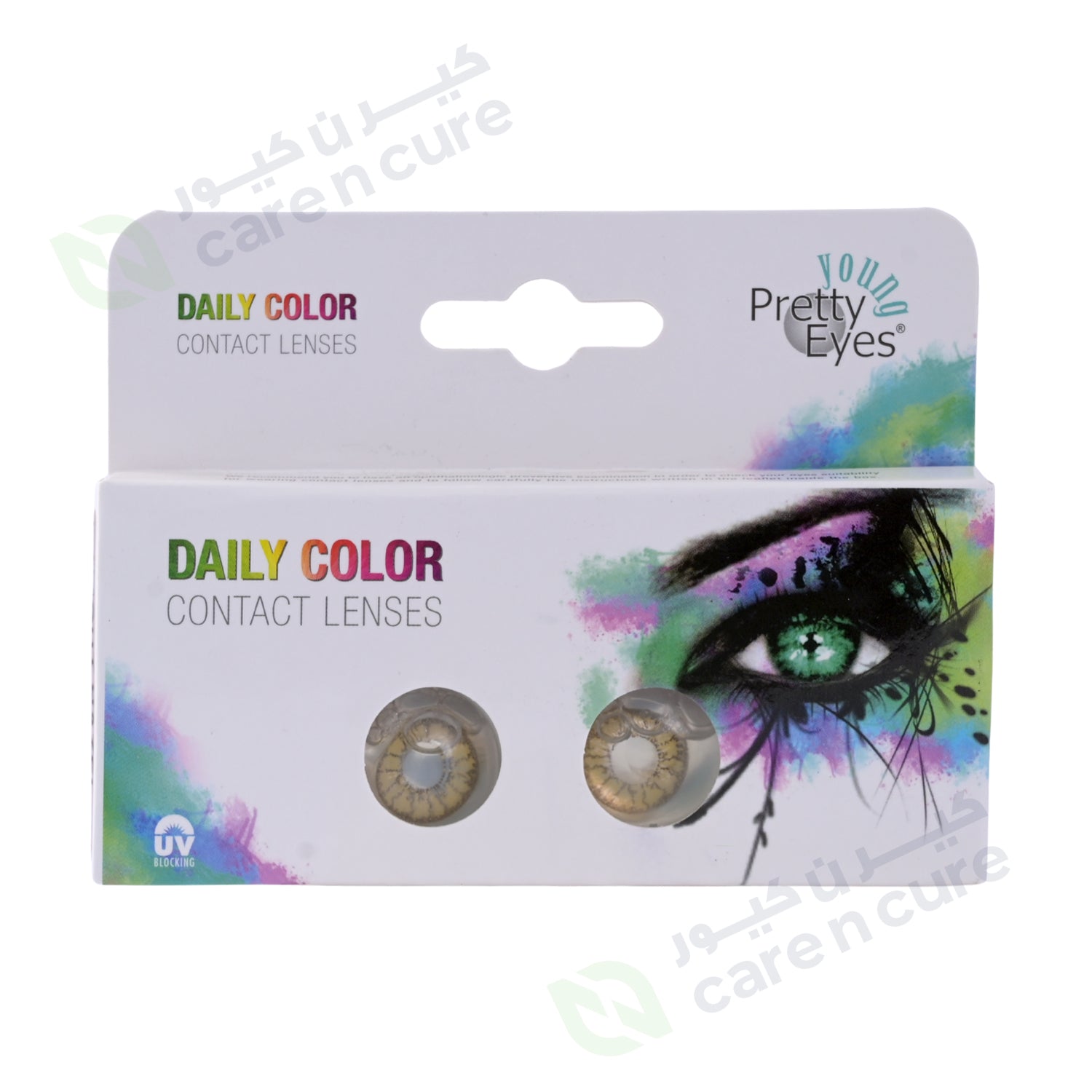 Buy Pretty Eyes Daily Color Lenses '2' Light Hazel Online at Best ...