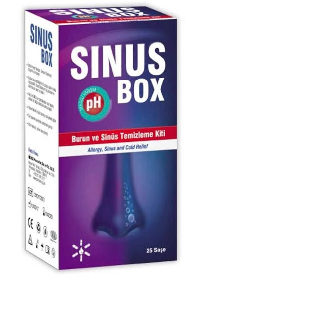 Buy Sinus Box Nose And Cleanser Kit Sachets 25 Pieces online in Qatar ...