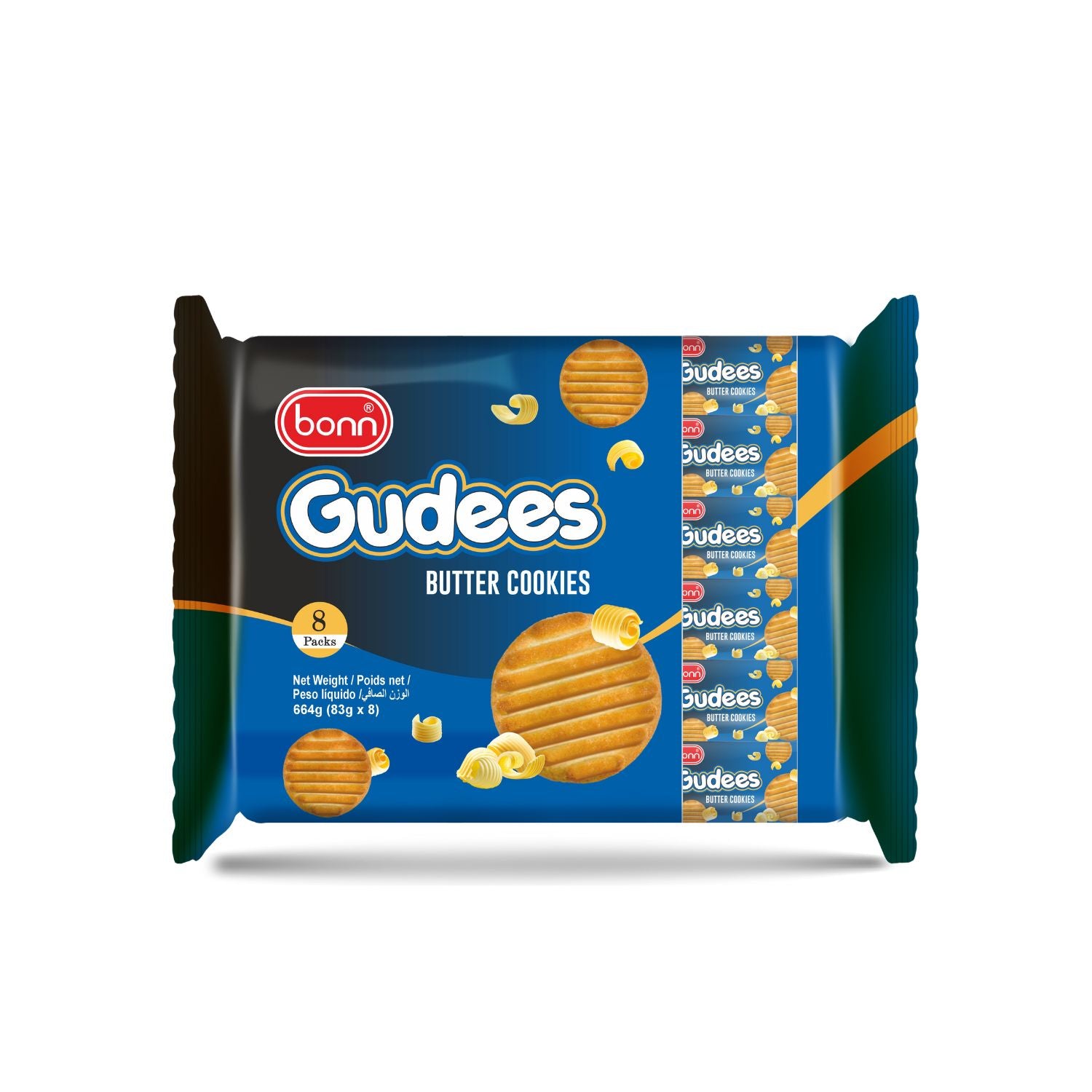 Buy Bonn Gudees Butter Cookies 83Gm 8'S Online at Best prices in Qatar ...