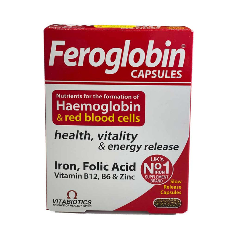 Buy Vitabiotics Feroglobin B12 Capsules 30's Online at Best prices in ...
