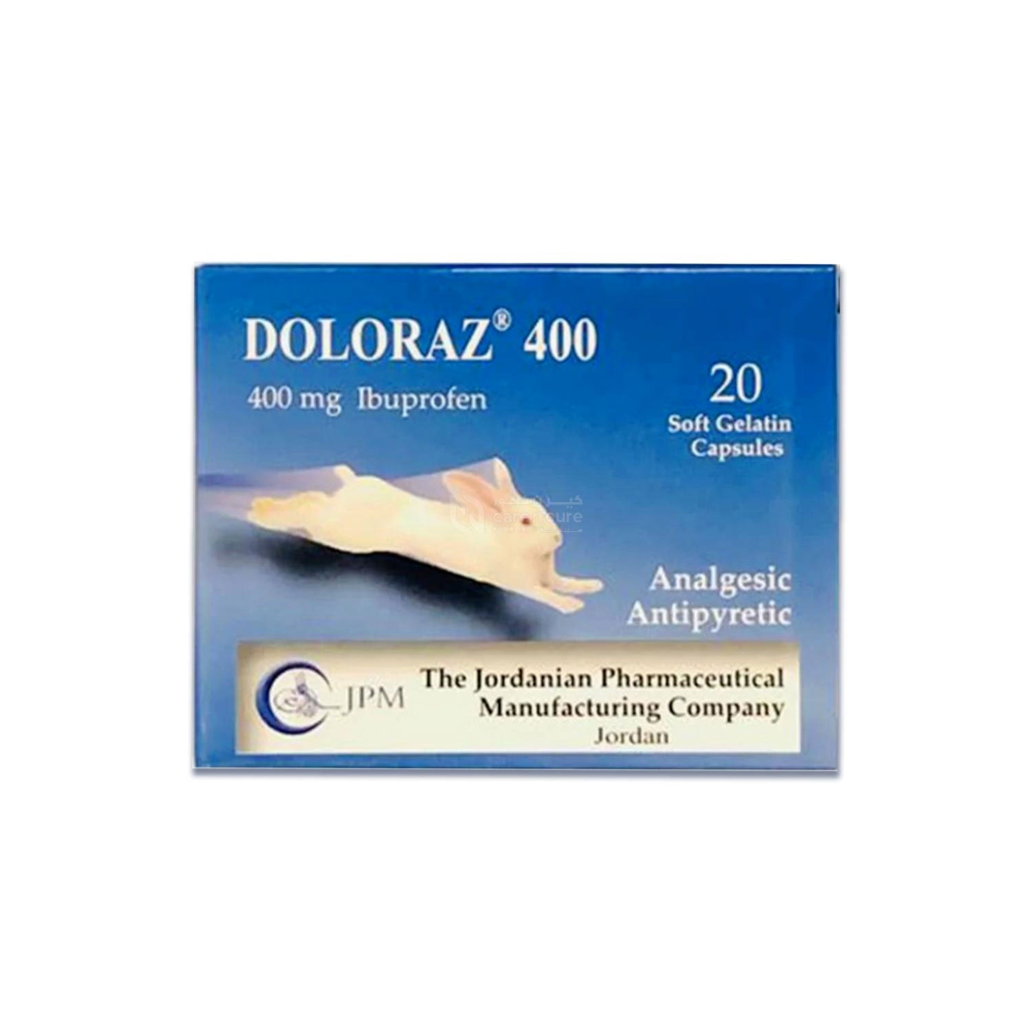 Buy Doloraz 400Mg Cap 20 Pieces Online at Best prices in Qatar | CarenCure pharmacy