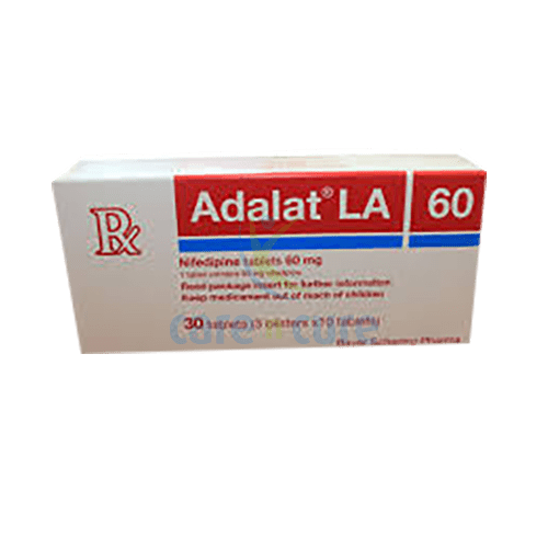Buy Adalat La 60mg Tablets 30's online in Qatar- View Usage, Benefits ...