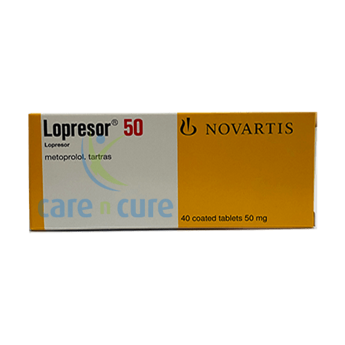 Buy Lopresor 50mg Tablets 40S online in Qatar- View Usage, Benefits and ...