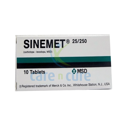 Buy Sinemet 25Mg/250mg Tablets 20S online in Qatar- View Usage ...