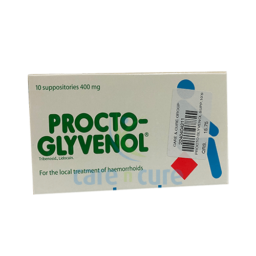 Buy Procto Glyvenol Supp.10S online in Qatar- View Usage, Benefits and ...