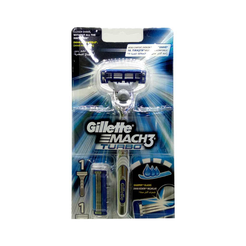 Buy Gillette Mach3 Turbo Razor-2 Up (Gg052) Online at Best prices in ...