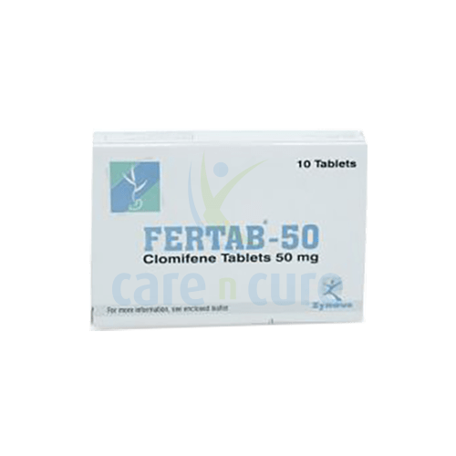 Buy Fertab 50 mg Tablets 10's online in Qatar- View Usage, Benefits and ...