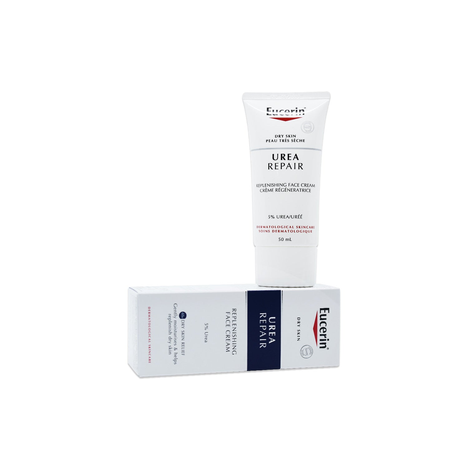 Buy Eucerin 5% Urea Repair Repl Face Cream 50ml Online at Best prices ...