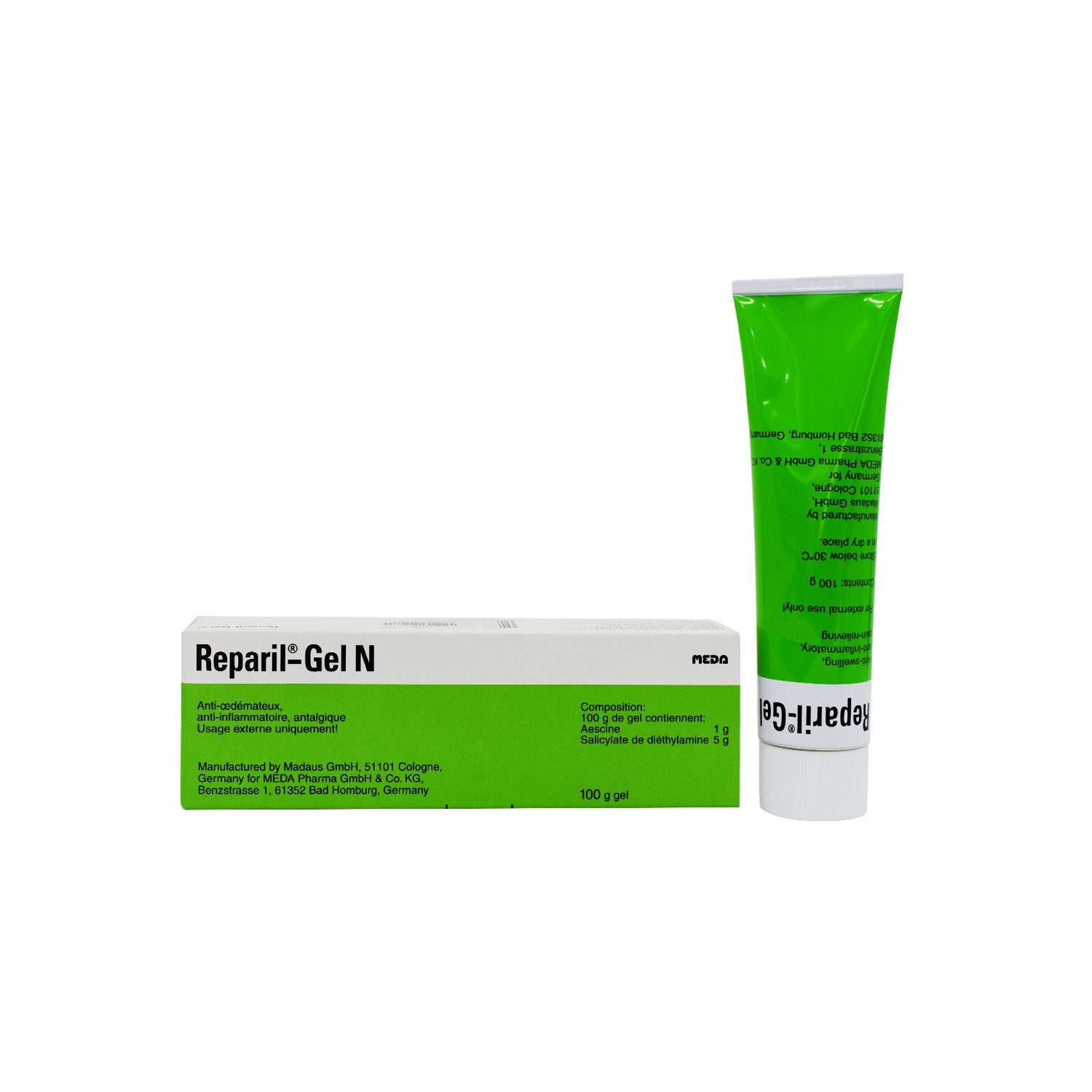 Buy Reparil Gel N 100G online in Qatar- View Usage, Benefits and Side ...