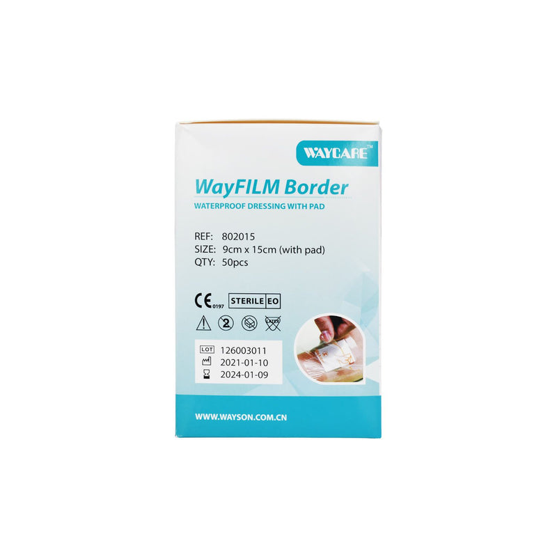 Buy Waycare Wound Dressing Water Proof 9 X 15 50'S Online at Best ...