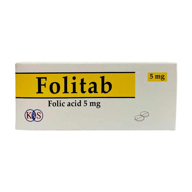 Buy Folitab 5 mg 20Tab Online at Best prices in Qatar | CarenCure pharmacy