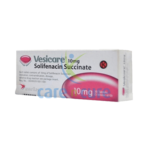 Buy Vesicare 10mg Tablets 30's online in Qatar- View Usage, Benefits ...