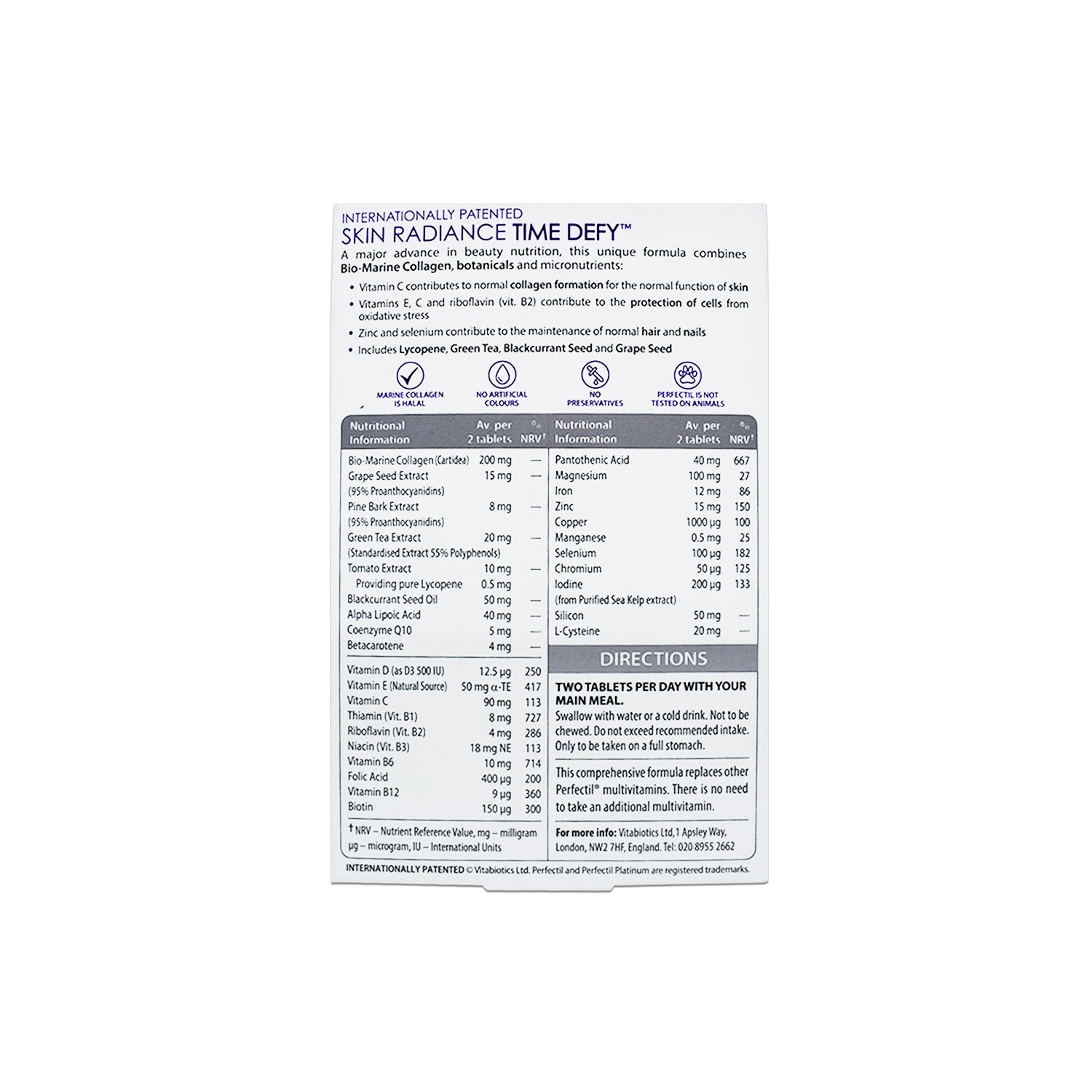 Buy Perfectil Platinium Tablets 60's Online at Best prices in Qatar ...