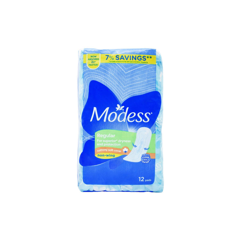 Buy Modess Cotton Soft (Non/Wing)- 1X12 Online at Best prices in Qatar ...