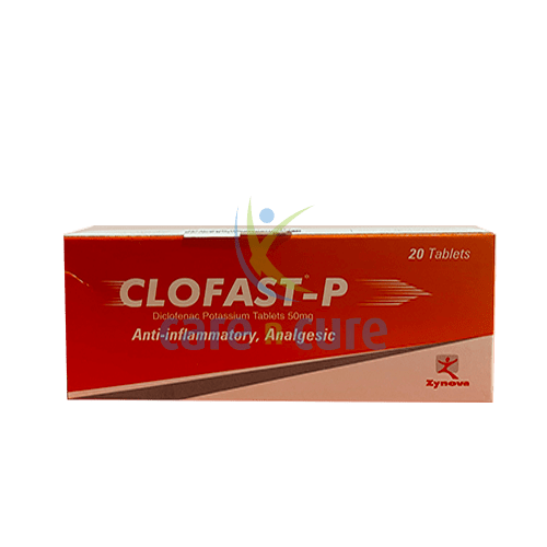 Buy Clofast P 50 mg Tablets 20S online in Qatar- View Usage, Benefits and Side Effects