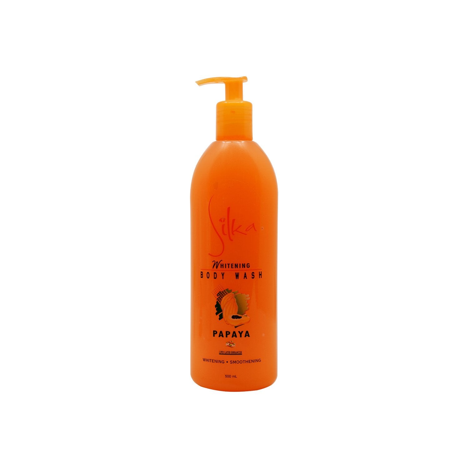 Buy Silka Papaya Whiten Body Wash (Regular) 500ml Online at Best prices ...