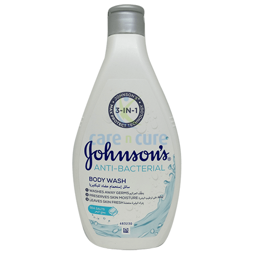 Buy Johnson & Johnson Anti - Bact Body Wash Sea Salt 400 ml Online at ...