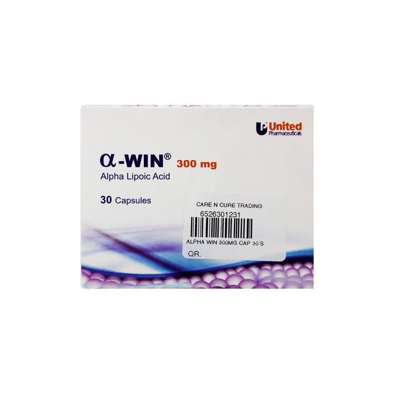 Buy Alpha Win 300mg Cap 30's Online at Best prices in Qatar | CarenCure ...
