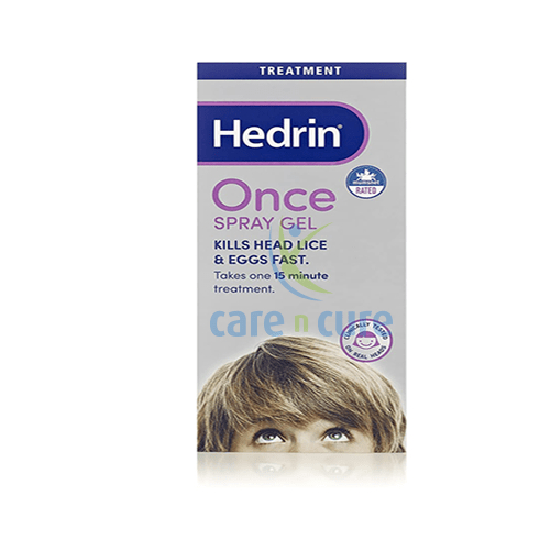 Buy Hedrin Once Spray Gel 60ml online in Qatar- View Usage, Benefits ...