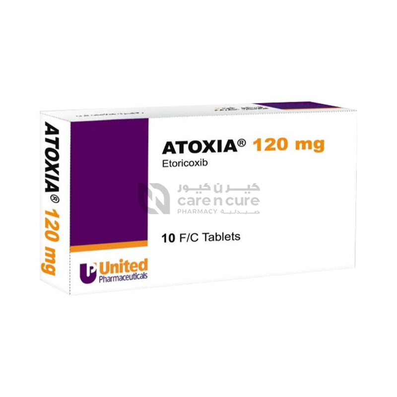 Buy Atoxia 120 Mg Fc Tab 7 Pieces Online at Best prices in Qatar ...