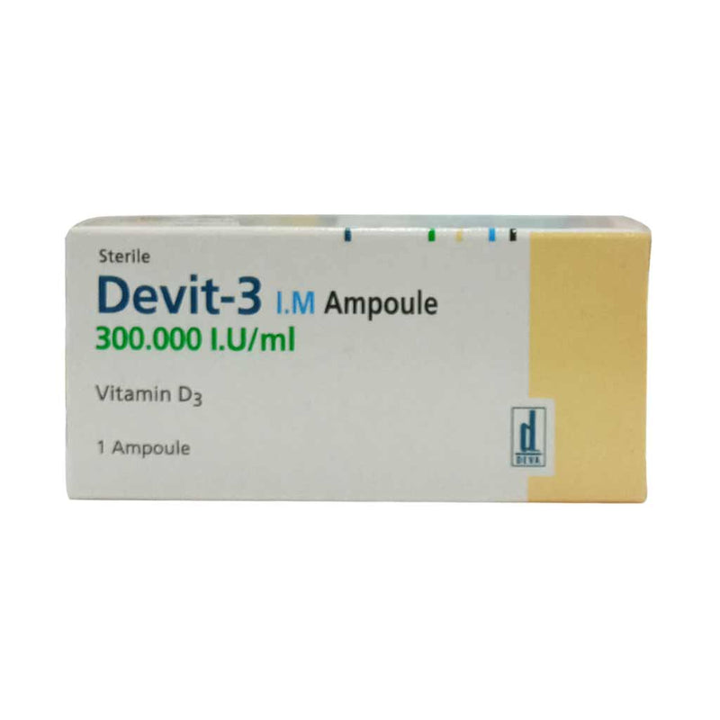 Buy Devit - 3 Im/Oral 300000 (Vit-D3) Iu/ml Amp 1's Online at Best ...