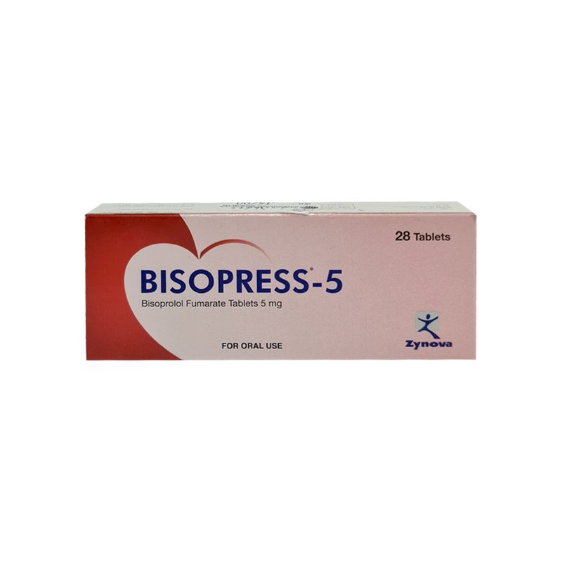 Buy Bisopress 5 mg Fc Tablets 28's online in Qatar- View Usage ...