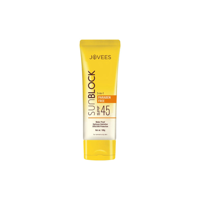 Buy Jovees Sunblock Spf 45 100gm Online at Best prices in Qatar ...