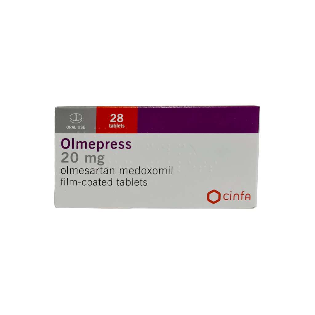 Buy Olmepress 20mg Fc Tablets 28's online in Qatar- View Usage ...