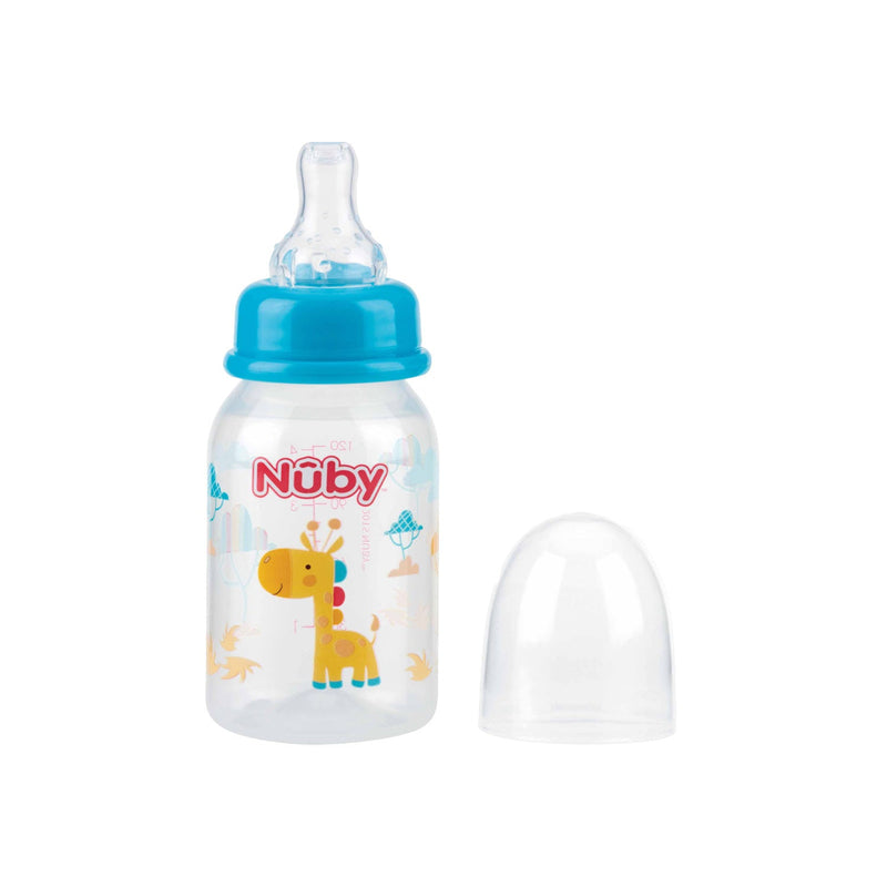 Buy Nuby Printed Bottle / Slow Flow / Sn / 120ml Online at Best prices in Qatar | CarenCure pharmacy