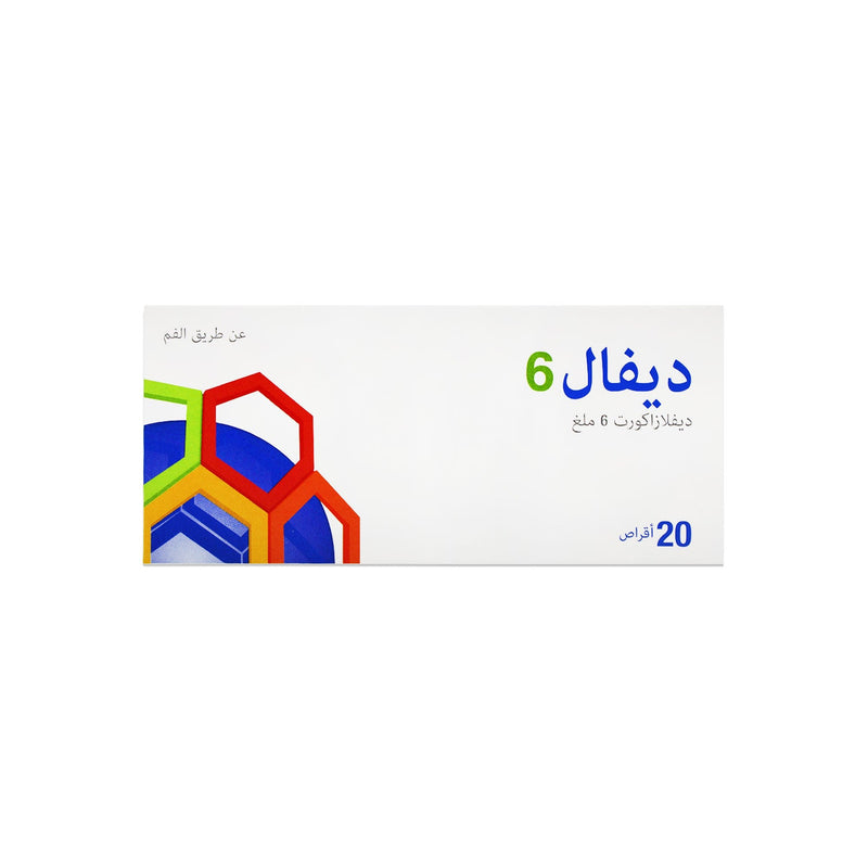 Buy Defal 6mg Tab 20 Pcs Online at Best prices in Qatar | CarenCure ...