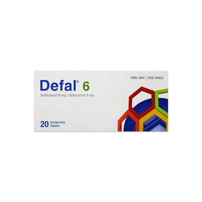 Buy Defal 6mg Tab 20 Pcs Online at Best prices in Qatar | CarenCure ...