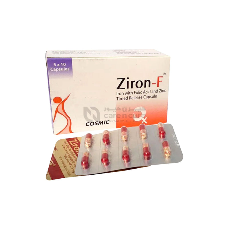 Buy Ziron Cap 30 Pieces Online at Best prices in Qatar | CarenCure pharmacy
