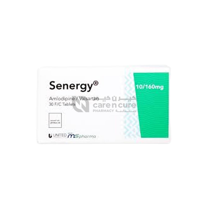 Buy Senergy 10/160 mg Film Coated Tab 30 Pieces Online at Best prices ...