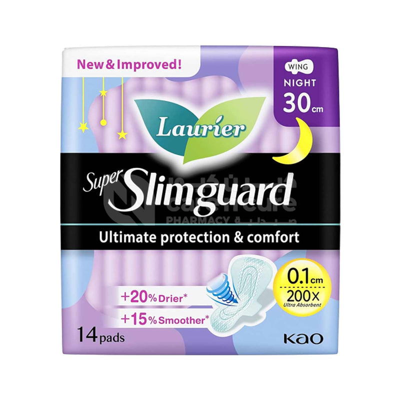 Buy Laurier Super Slim Guard 14 Pieces 30cm Wing Online at Best prices ...